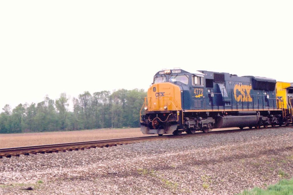 CSX SD70MAC #4772 Shelby, Oh